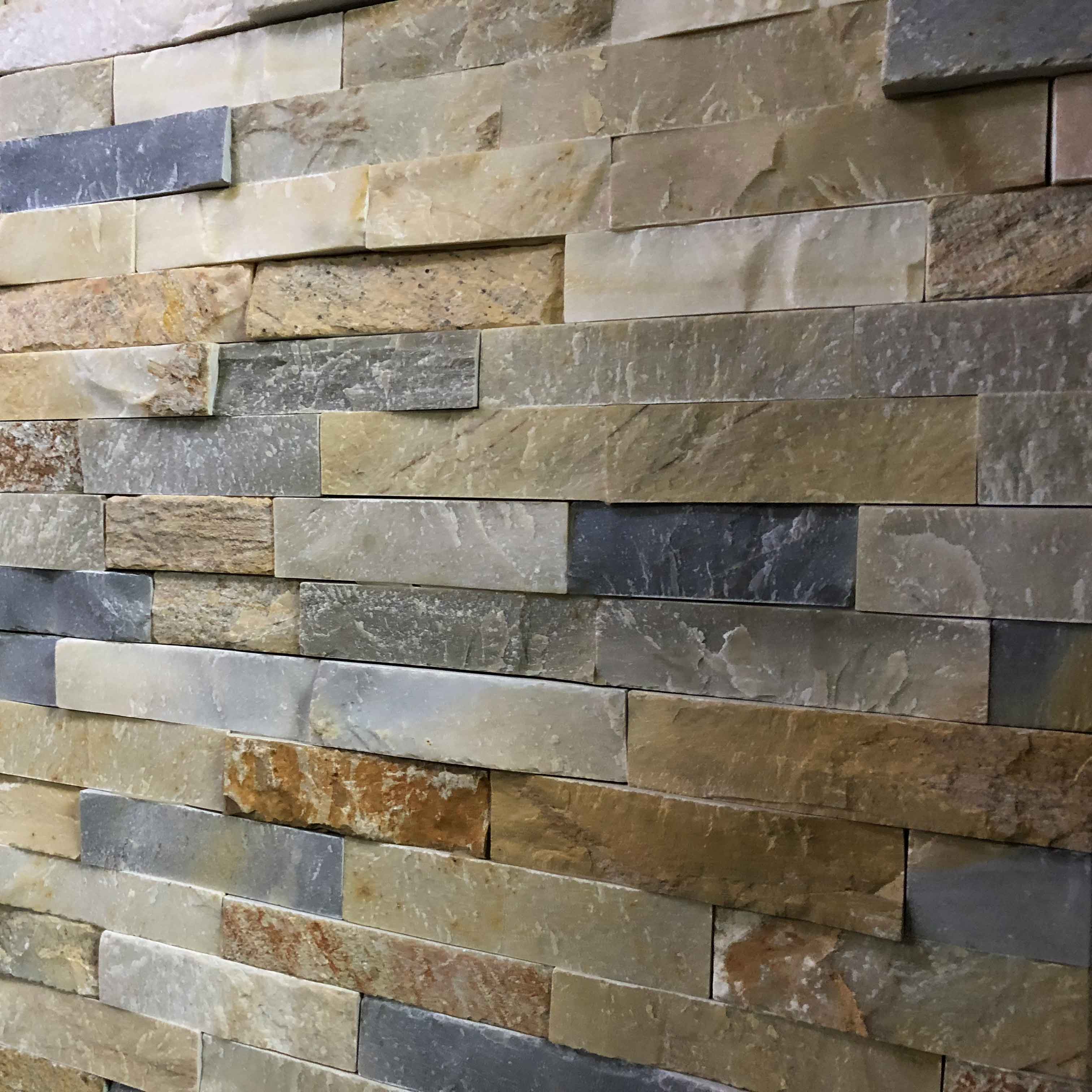 GC-014C Yellow slate - Stone Panels 15×60 - G.S SLATE